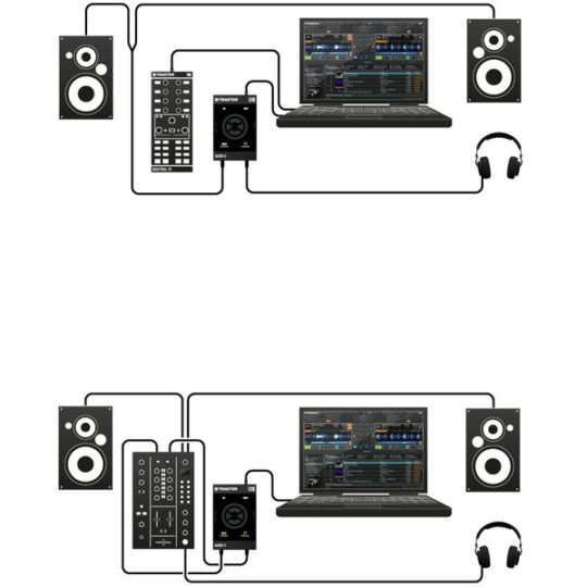 NI TRAKTOR AUDIO 2 MK2 PLACA DE ÁUDIO USB 2 CANAIS – Mak Audio DJ