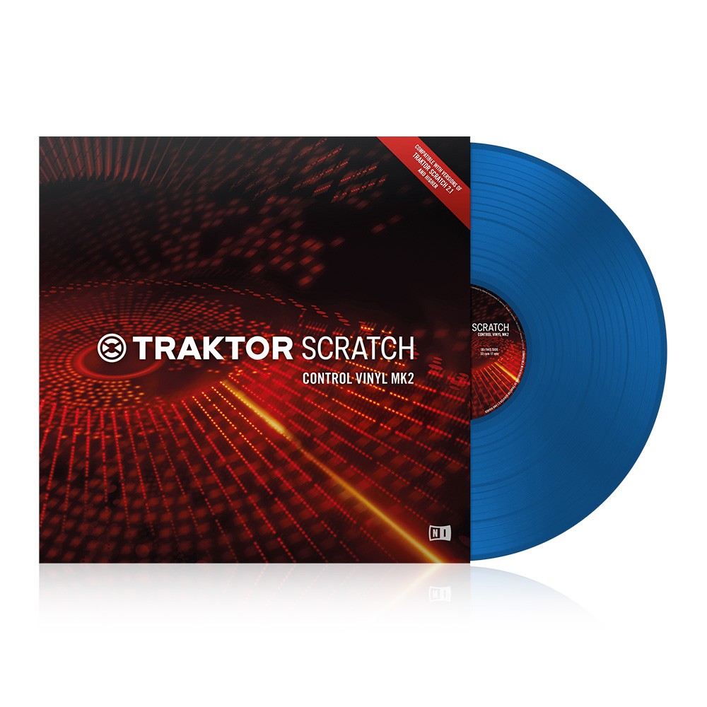 TRAKTOR SCRATCH VINYL MK2 BLUE (TIME CODE) – Mak Audio DJ